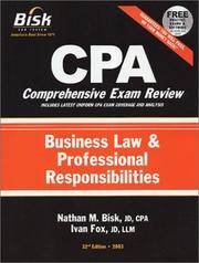 Amazon.com: CPA Comprehensive Exam Review, 2003: Business Law and ...