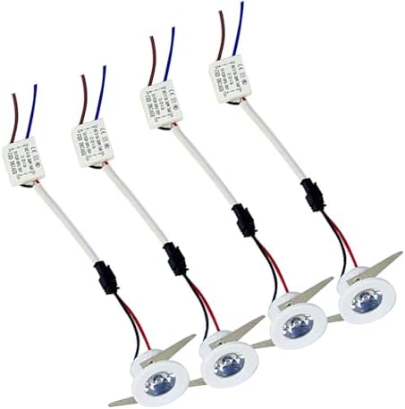 4PCS Mini LED Spotlight, Indoor Display Showcase Counter Ceiling ...