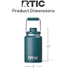Amazon.com: RTIC Half Gallon Outback Jug, Stainless Steel, Ceramic ...
