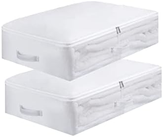 iwill createpro Under the Bed Storage Box with Zippered Lid, Removable ...