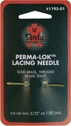 Amazon.com: Perma Lok Lacing Needle-Use with 3/32 or 1/8 Lace