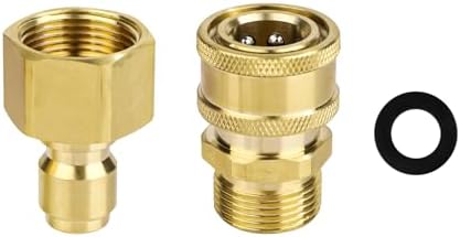 Amazon.com: NQEUEPN 2pcs M22-15mm to 1/4in Pressure Washer Adapter Set ...