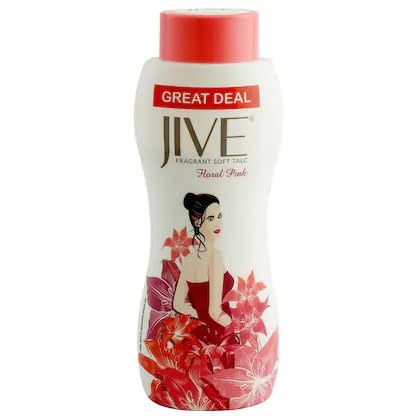Jive Floral Pink Talc Powder 300g : Amazon.in: Beauty