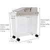 Amazon.com: Large Capacity Food Storage Containers with 1 Measuring Cup ...