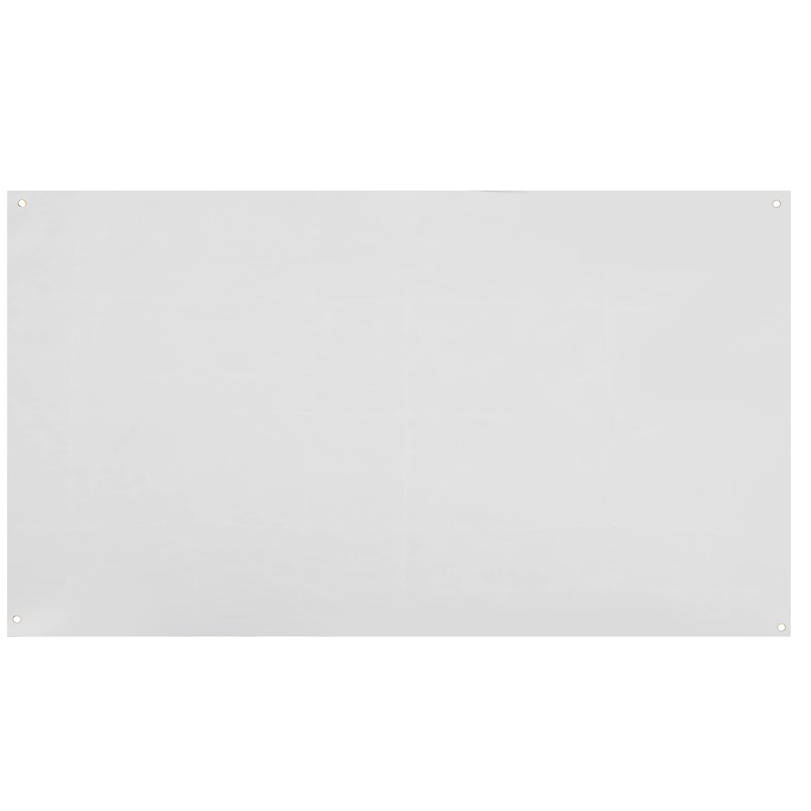 Witte Hangende Banner Realistische Stoffen Banner Uithangborden Voor