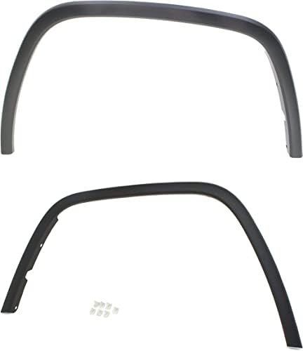 Amazon.com: Evan Fischer Front, Driver and Passenger Side Fender Flares ...
