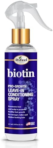 Amazon.com : Difeel Elevated Biotin Pro-Growth Leave in Conditioning ...