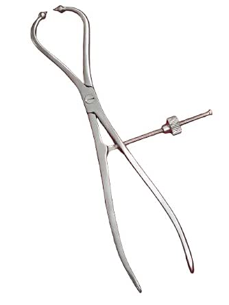 ORTHOPAEDIC PATELLA BONE HOLDING FORCEPS 2 PRONG BALL TIP INDIAN MADE ...