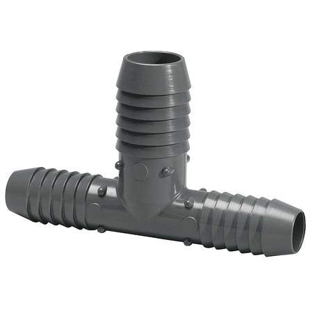 1/2" x 1/2" x 3/4" Insert PVC Bullhead Tee: Amazon.com: Industrial ...