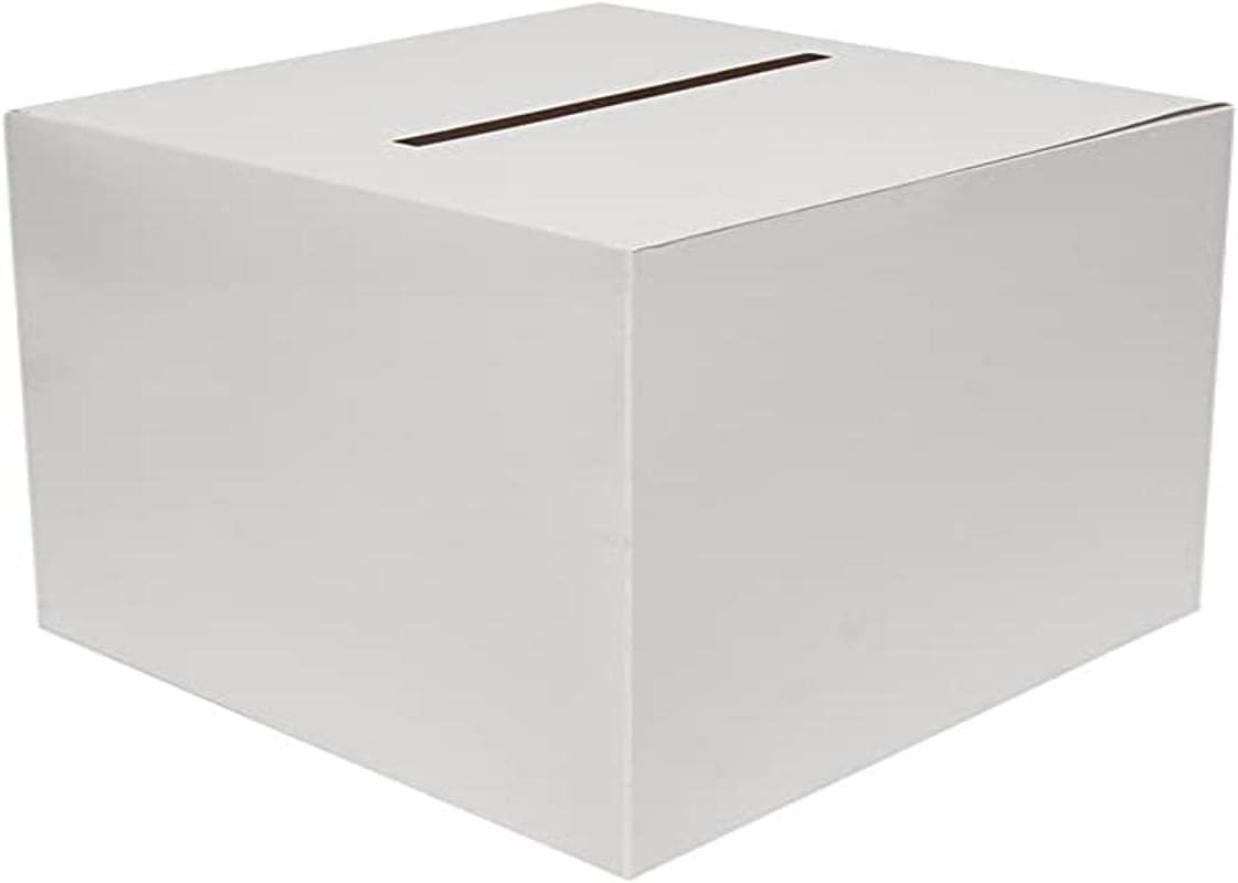 3Pcs Cardboard Ballot Boxes: Raffle, Suggestion, Donation Boxes with ...
