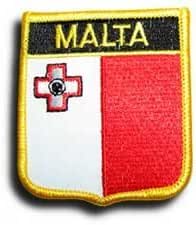 Amazon.com: Malta Flag Patch Badge (Maltese Crest, 2.75" x 2.35 ...