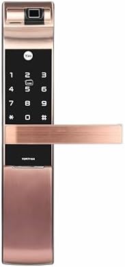 Yale YDR 414 Smart Rim Lock with Biometric, Pin & Mechanical Key Access ...
