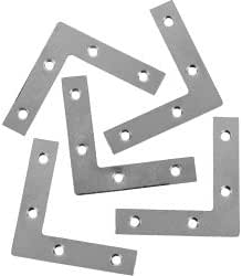 Steel corner plates 3" (Pack of 10) : Amazon.co.uk: DIY & Tools