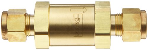 Parker F Series Brass Instrumentation Filter, Inline, 10 Micron, 1/2 ...