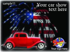Amazon.com: Custom Car Show Dash Plaques 4"x3" (SAMPLE 9, 150) : Office ...