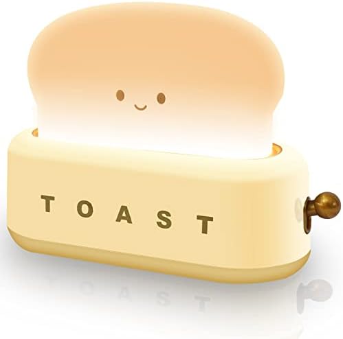 Olayemli Toaster Night Light for Kids Cute Toast Lamp Nightlight ...