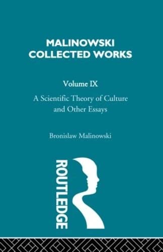 Amazon.com: A Scientific Theory of Culture and Other Essays: 1944 ...