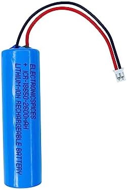 Electronic Spices 2600mAh Rechargeable Battery Lithium-ion with Wire ...