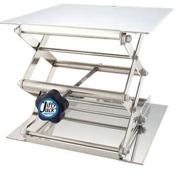 Jiffy-Jack Lab Jack, 12" x 12" Stainless Steel Lab-Lift, 150lb (68kg ...
