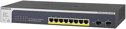 Amazon.com: NETGEAR 10-Port Gigabit Ethernet Smart Managed Pro PoE ...