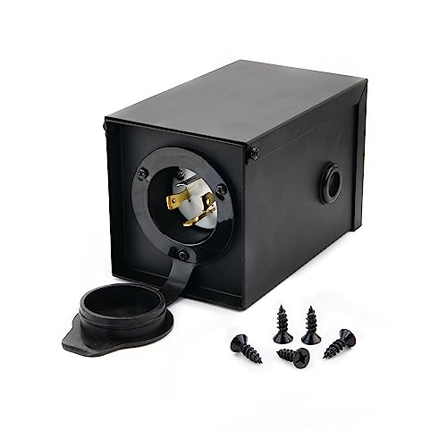 Snapklik.com : Generator Power Inlet Box, 30 Amp NEMA L14-30P 3R ...