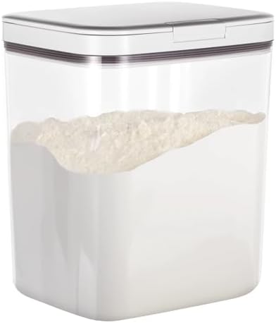 Amazon.com: TBMax Rice Flour Storage Container with Automatic Flip-up ...