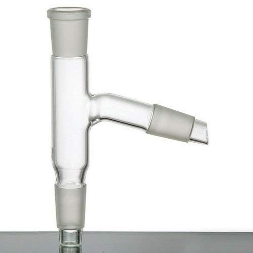 ABG BOROSILICATE GLASS SLOPPING PLANE STILL HEAD ADAPTER (SOCKET 14/23 ...