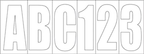 Snapklik.com : 3 Block Letter Kit White