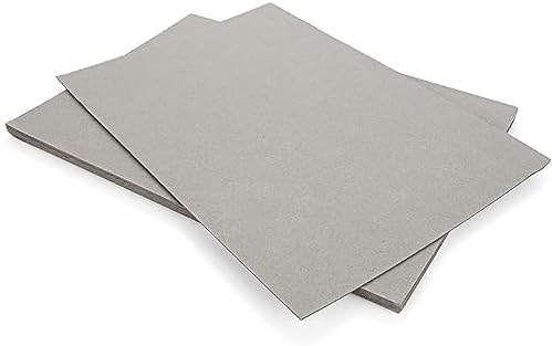 WOPPLXY A4 Greyboard 100 Sheet - 1000 Micron Mount Board A4 Mount ...