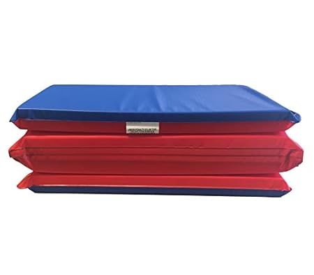 Amazon.com: KinderMat, 1.5 Inch Thick, 4-Section Rest Mat, Red/Blue ...