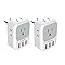 Amazon.com: TESSAN Brazil Plug Adapter 2 Pack, 7 in 1 US to Brazil ...