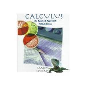 Calculus: An Applied Approach: Ron Larson: 9780395916834: Amazon.com: Books