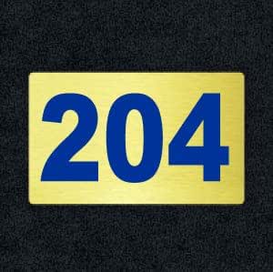 Number plate 204 Room, Hotel, Hospital, Lodge,Apartment, Flat,Door No ...