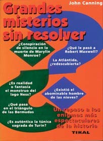 GRANDES MISTERIOS SIN RESOLVER (SIN COLECCION) : CANNING: Amazon.es: Libros