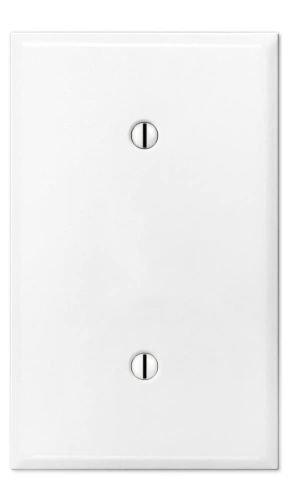 1 Gang Electrical Box Blank Cover Plate, Blank (no holes) METAL Cover ...