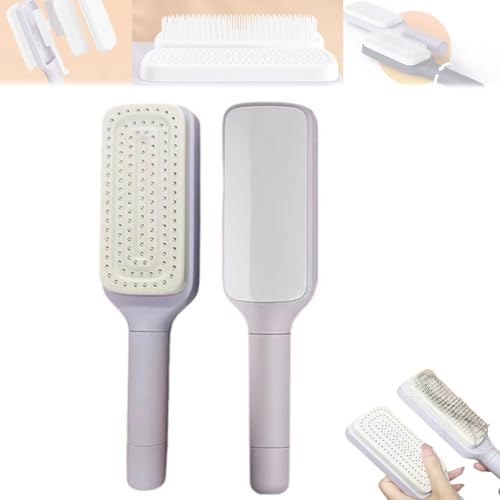 Amazon.com : JiedHiur Self Cleaning Hair Brush, 3D Air Cushion Hair ...