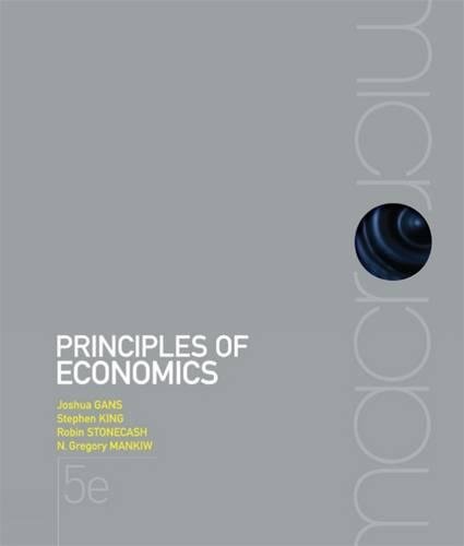 Principles of Economics: Joshua Gans, Gans King Stonecash ...