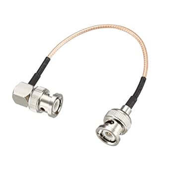 Amazon.com: uxcell BNC Male to BNC Male Right Angle Coax Cable RG316 RF Coaxial Cable 1 Feet ...