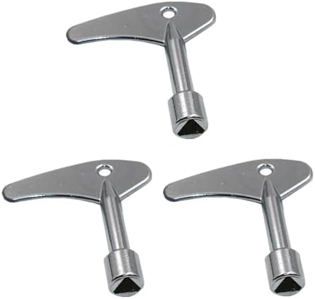Kovcfon 3 Pcs Inner Triangle Spanner Key Metal Triangular Key Meter Box ...