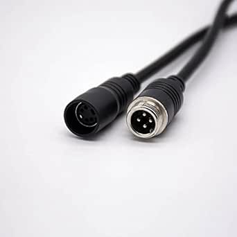 Amazon.com: keisnoaja GX12 Connector 4 pin Circular Mini DIN 4 Pin ...