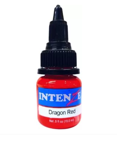 Intenze Advanced Tattoo Ink Dragon Red 1/2oz,15ml : Amazon.in: Beauty