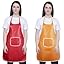 Buy YAZLYN COLLECTION Rexine Waterproof Kitchen Apron Multi color With ...