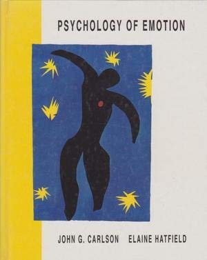 Amazon.com: Psychology of Emotion: 9780030554193: Carlson, John G ...