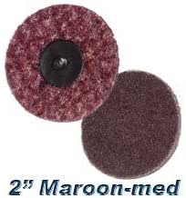 2" Mercer-Medium Conditioning Rollock Disc Surface Prep Pads 25Pack ...