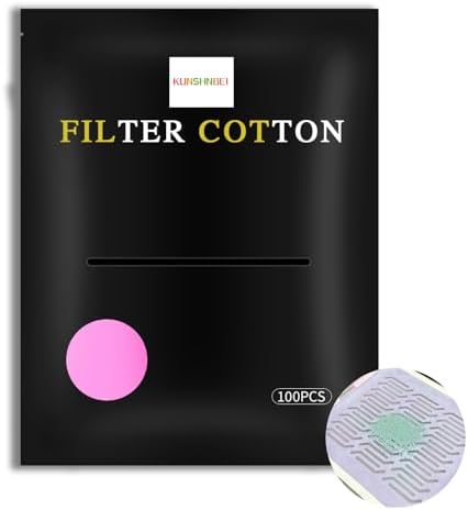 Amazon.com: 100 Sheets Nail Dust Collector Filter Paper,Blue PP ...