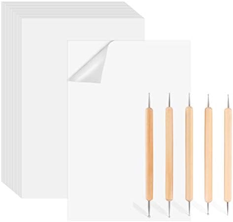 FINZOO 100 Sheets Carbon Transfer Paper, A4 Tracing Transfer Paper ...