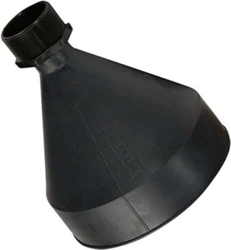 55 Gallon Drum Funnel -Threaded for Barrels w/ 2" Bung Opening- 3-Quart ...