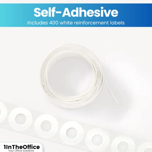 Snapklik.com : 1InTheOffice Hole Punch Reinforcement Stickers, Paper ...