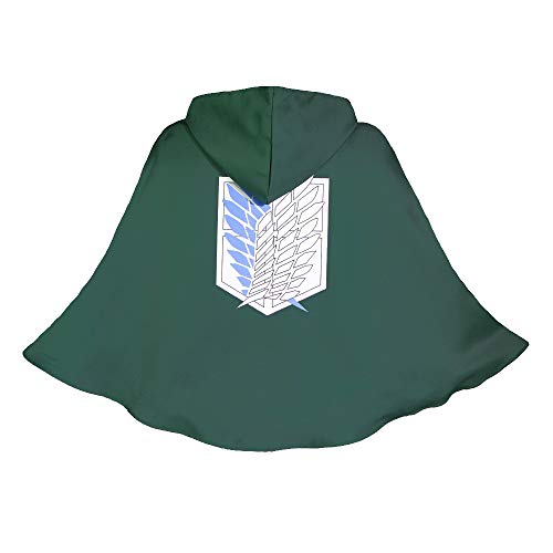 Attack on Titan Scout Regiment Cloak Cape with Necklace Survey Corps ...