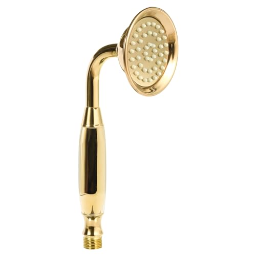 Victorian Shower Head Brass Hand Held Shower Traditional Telephone ...